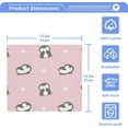 Coolnut Penguin Washcloths Set of 2-12 X 12 Inch, Fast Drying Wash ...