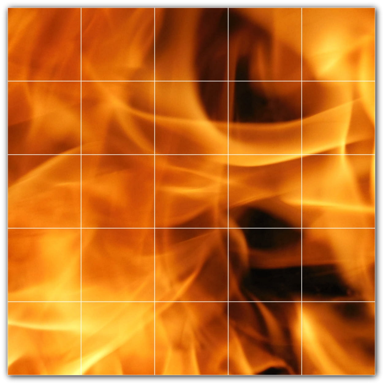 Picture-Tiles.com: Fire Ceramic Tile Wall Mural WAL500607-55M. 30"W x ...