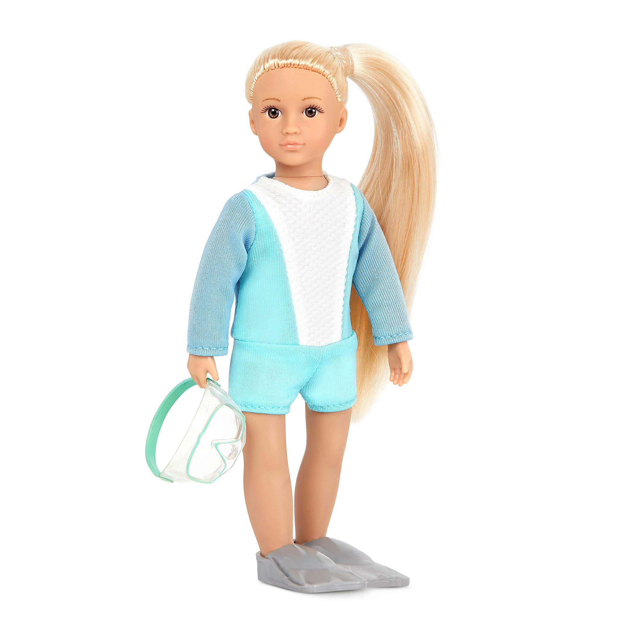 Lori – Mini Doll – 6-Inch Scuba Diver Doll – Wetsuit, Mask & Fins ...