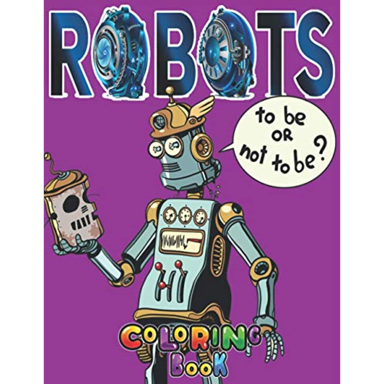Robot Coloring Book!: Big and Robot Simple Picture and Images for ...