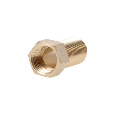 Brass Pipe Fitting G1/2 Male xG1/2 Female Hex Bushing Adapter 50mm ...