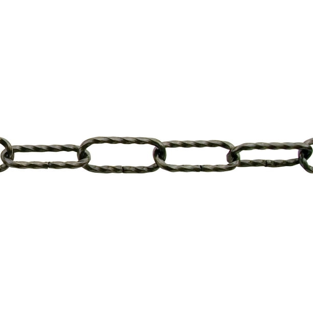 MIBRO 504445 10' Antique Brass Decorative Chain - Walmart.com