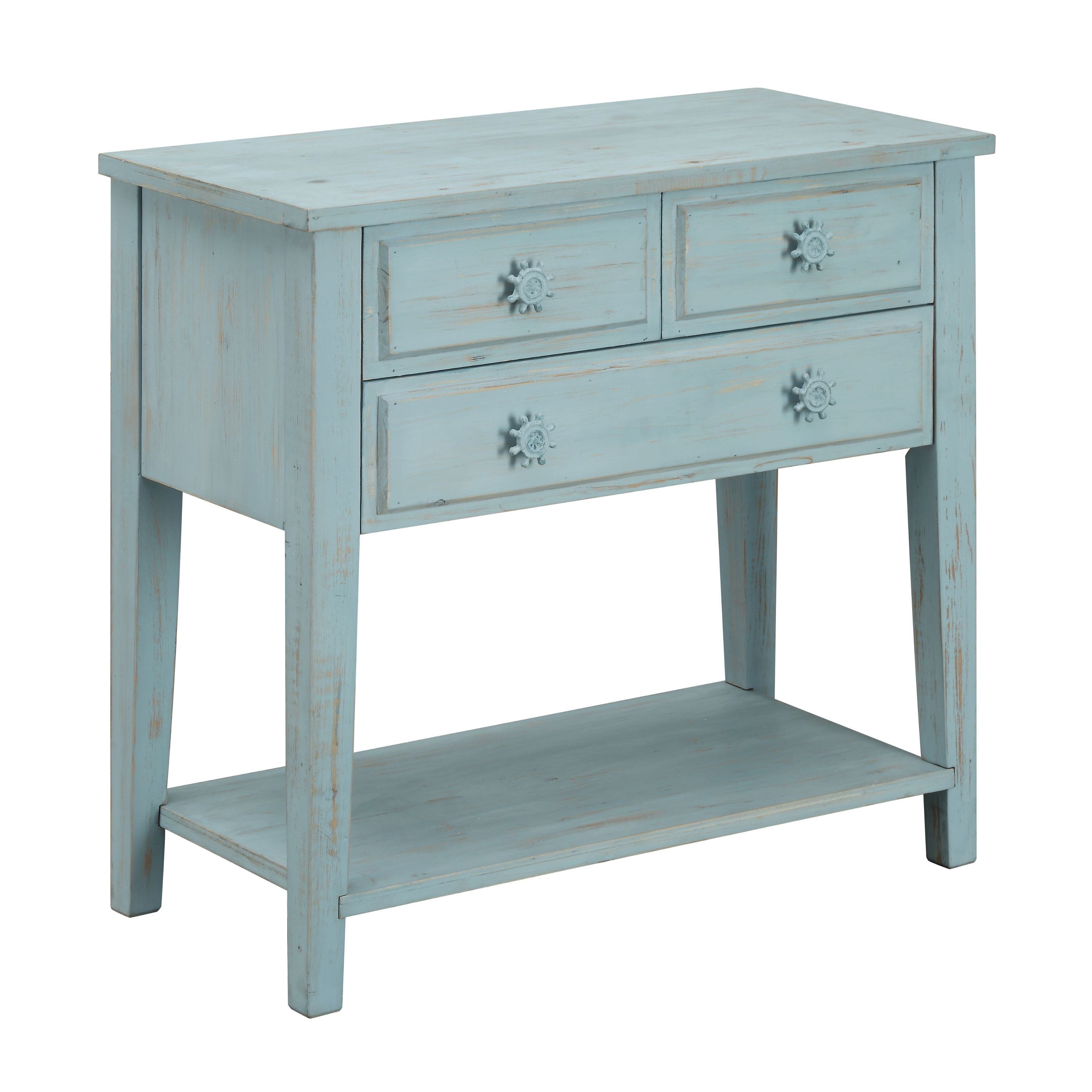 Three Drawer Console Table - Walmart.com