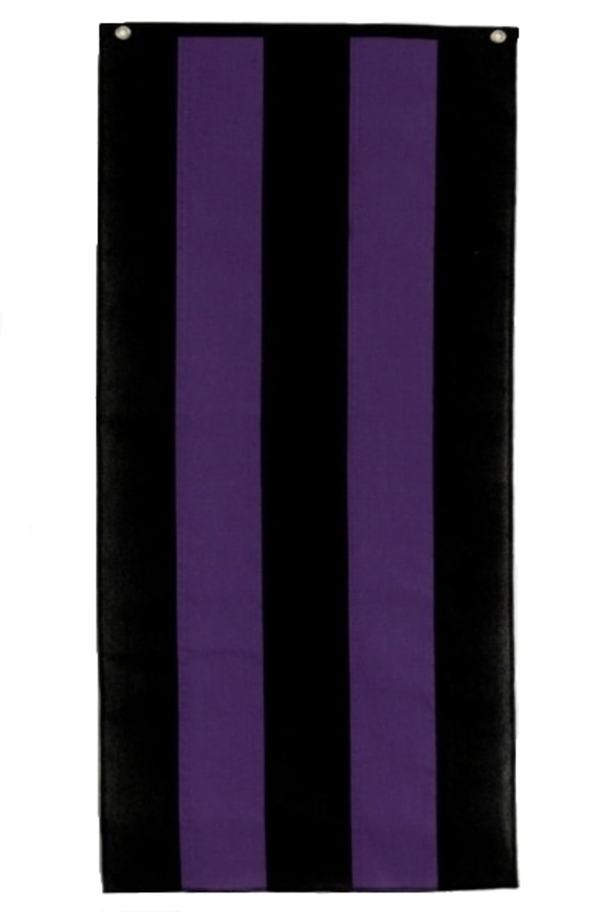 Memorial Nylon Pull Down Banner By Old Glory Bunting. 5 Stripe Black ...