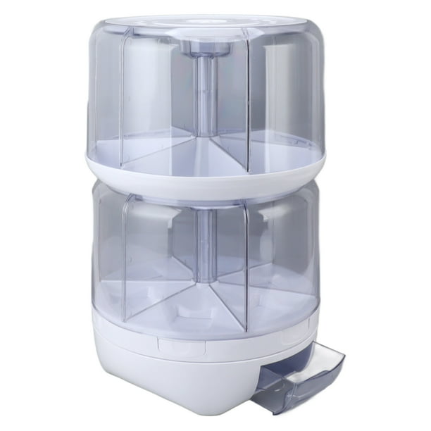 Transparent Round Cereal Lentil Organizer,Cereal Transparent Bucket ...