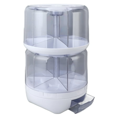 Transparent Round Cereal Lentil Organizer,Cereal Transparent Bucket ...