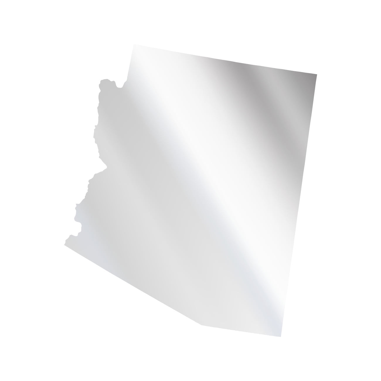 Arizona Shaped Sticker Decal Die Cut - Self Adhesive Vinyl ...