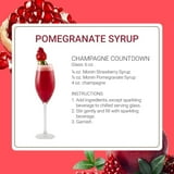 Monin Pomegranate Syrup, Sweet-Tart Flavor, Great for Cocktails and ...