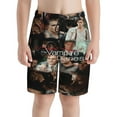 Boys Vampire Diaries Swim Trunks Mesh Liner Swim Shorts Quick Dry ...