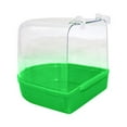 D-GROEE Bird Bath Box Bird Cage Accessory Supplies Bathing Parakeet ...