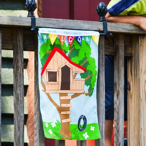 Evergreen Enterprises, Inc Tree House Garden Flag - Walmart.com ...