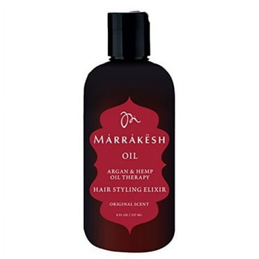 Marrakesh Oil Hair Styling Elixir with Argan and Hemp Oil, 2 Oz - Pack ...