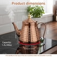 Austok Stainless Steel Teapot 1.2L 4-5 Cup with Removable Infuser Good ...
