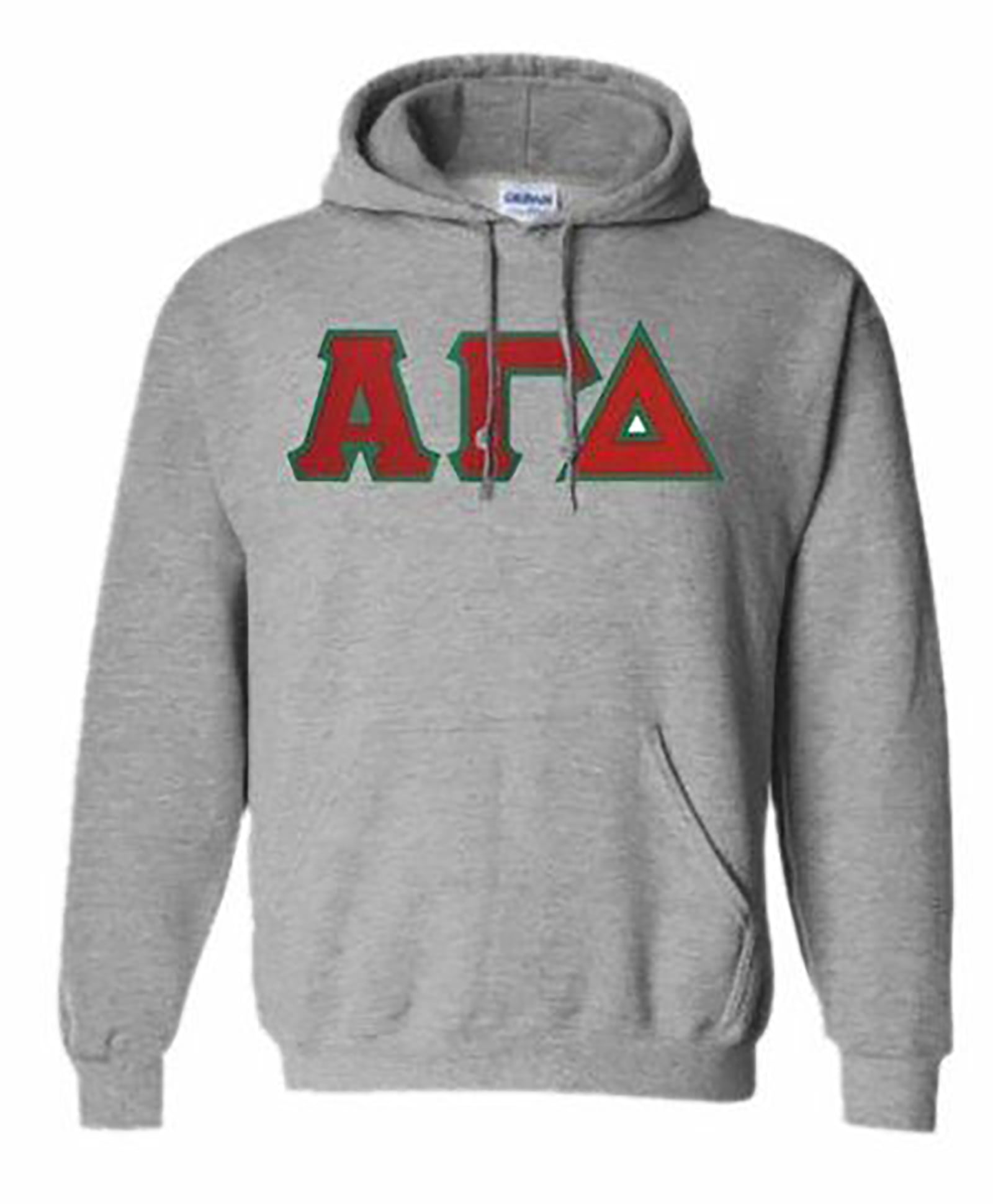 Alpha Gamma Delta Lettered Hooded Sweatshirt - Walmart.com