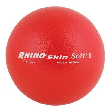 Champion Sports 6 Inch Rhino Skin Low Bounce Dodgeball Neon Rainbow ...