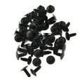 50 Pcs Black Plastic Rivets Retainer Clips for Car Bumper and Trim ...