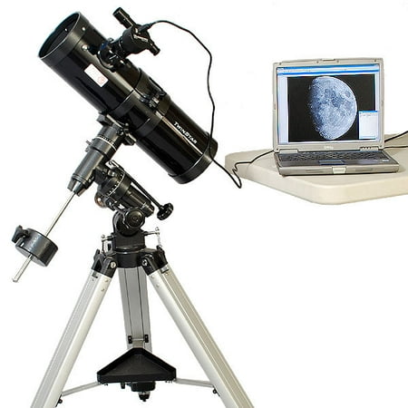 Twinstar 4.5" Reflector Telescope with Digital USB Camera, Black ...