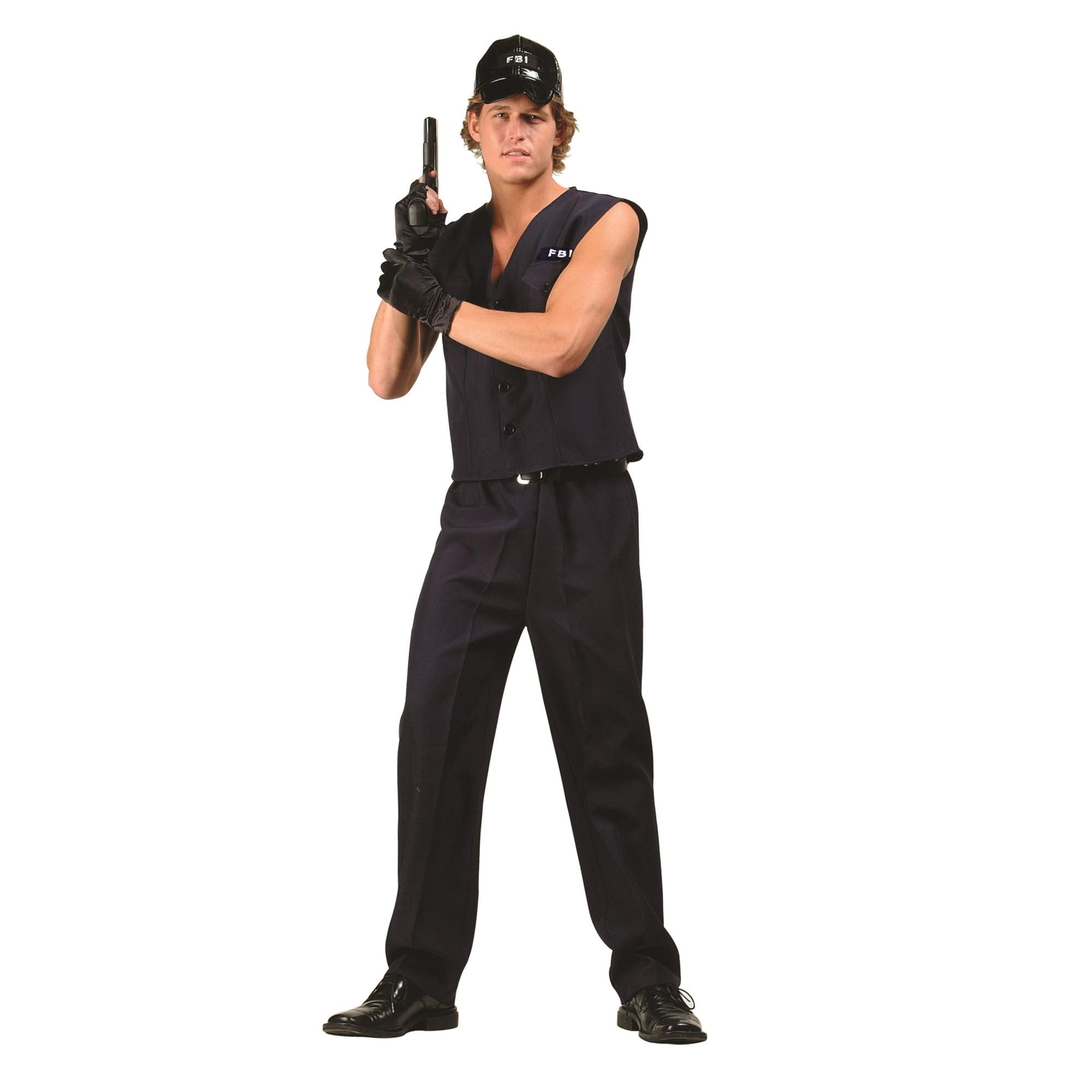 Disfraz RG Secret Agent Man FBI para adultos, tamaño mediano, estándar ...
