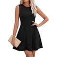otnbgsr Women's 2026 Elegant Sleeveless Cocktail Dress Round Neck A ...
