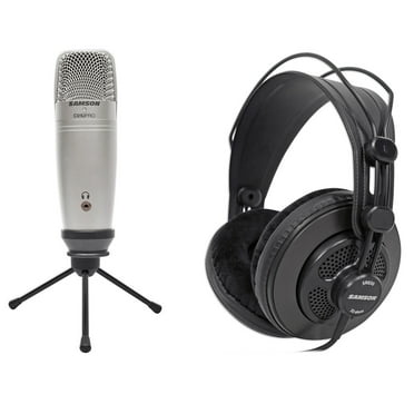 Samson C01U Pro USB Microphone Recording Streaming Mic+Audio Technica ...