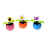 Solar Powered Dancing Flower Desk Toys, Set of 6, Warm Fuzzy, Assorted ...