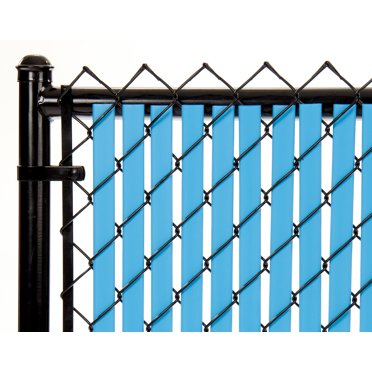 White 6ft Ridged Slat for Chain Link Fence - Walmart.com