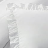 My Texas House Delphine 2-Piece Bright White Ruffle Comforter Set, Twin ...