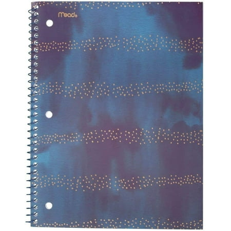 Mead Spiral Notebook, 1 Subject, College Ruled, 70 Sheets, 10-1/2" x 7 ...