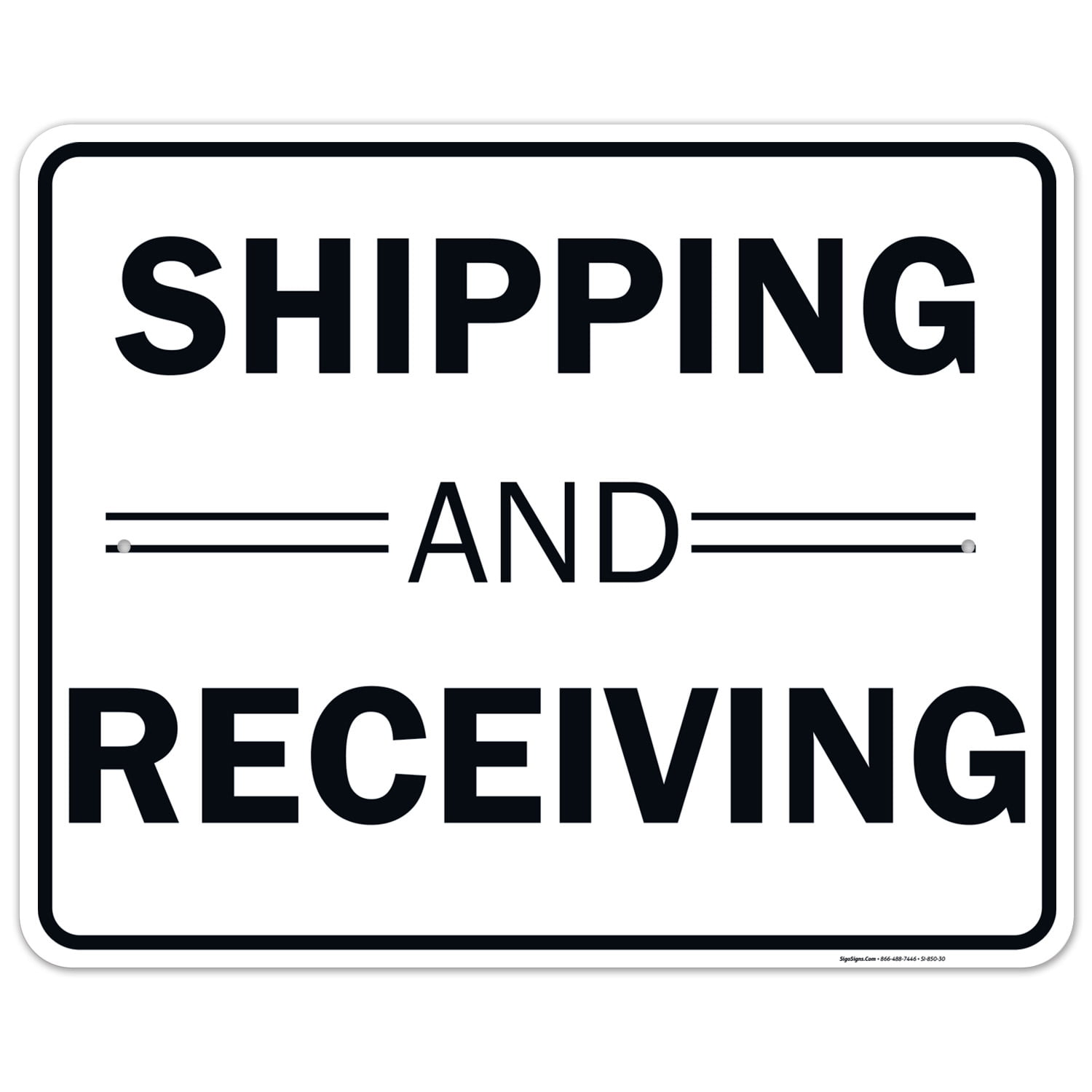 Shipping and Receiving Sign, - Walmart.com