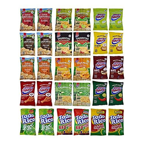 Super Ricas Flavored Potatoe Chips , Plantain Chips. Mix Flavor 30 Pack ...