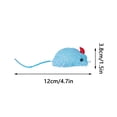 3-Pack Candy-Colored Pine Needle Cloth Mouse Cat Toys – Interactive ...
