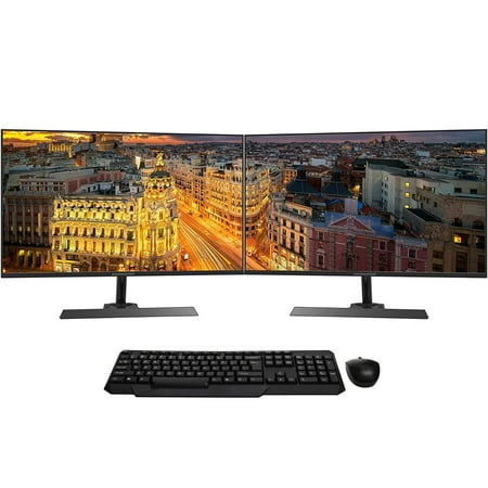 Packard Bell AirFrame 24 inch Ultra Slim Bezel Desktop Monitor, 2 Pack ...