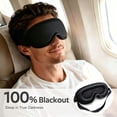 Zero Pressure Sleep Mask for Men Women - 100% Blackout Eye Cover for ...