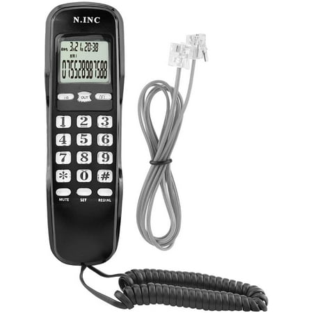 Trimline Corded Phone Telephones Landline Expandable Home Office Hotel Telephone Call Screener ...