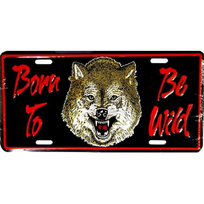 LP - 400 Born to Be Wild License Plate - 874 - Walmart.com