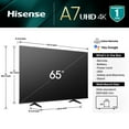 Hisense 65-Inch Class A7 Series Dolby Vision HDR 4K UHD Google Smart TV ...