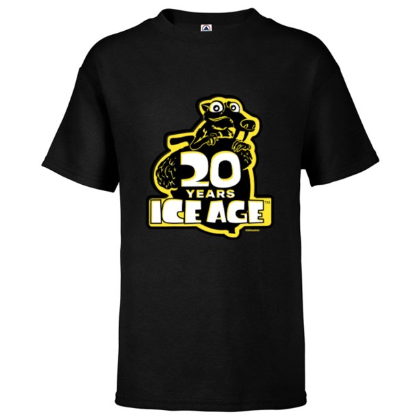 Ice Age Scrat Logo 20 Years Anniversary - Short Sleeve T-Shirt for Kids ...