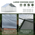 TIME RAY Extra Large Chicken Coop Run Pen Cage Hen House W/ Cover ...