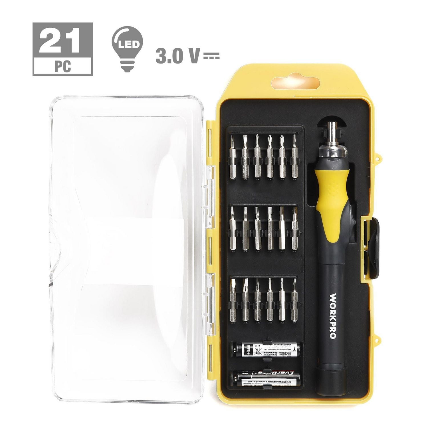 Click here for Workpro Lighted Power Precision Screwdriver - 21 P... prices
