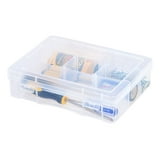 IRIS Small Divided Case, Clear - Walmart.com