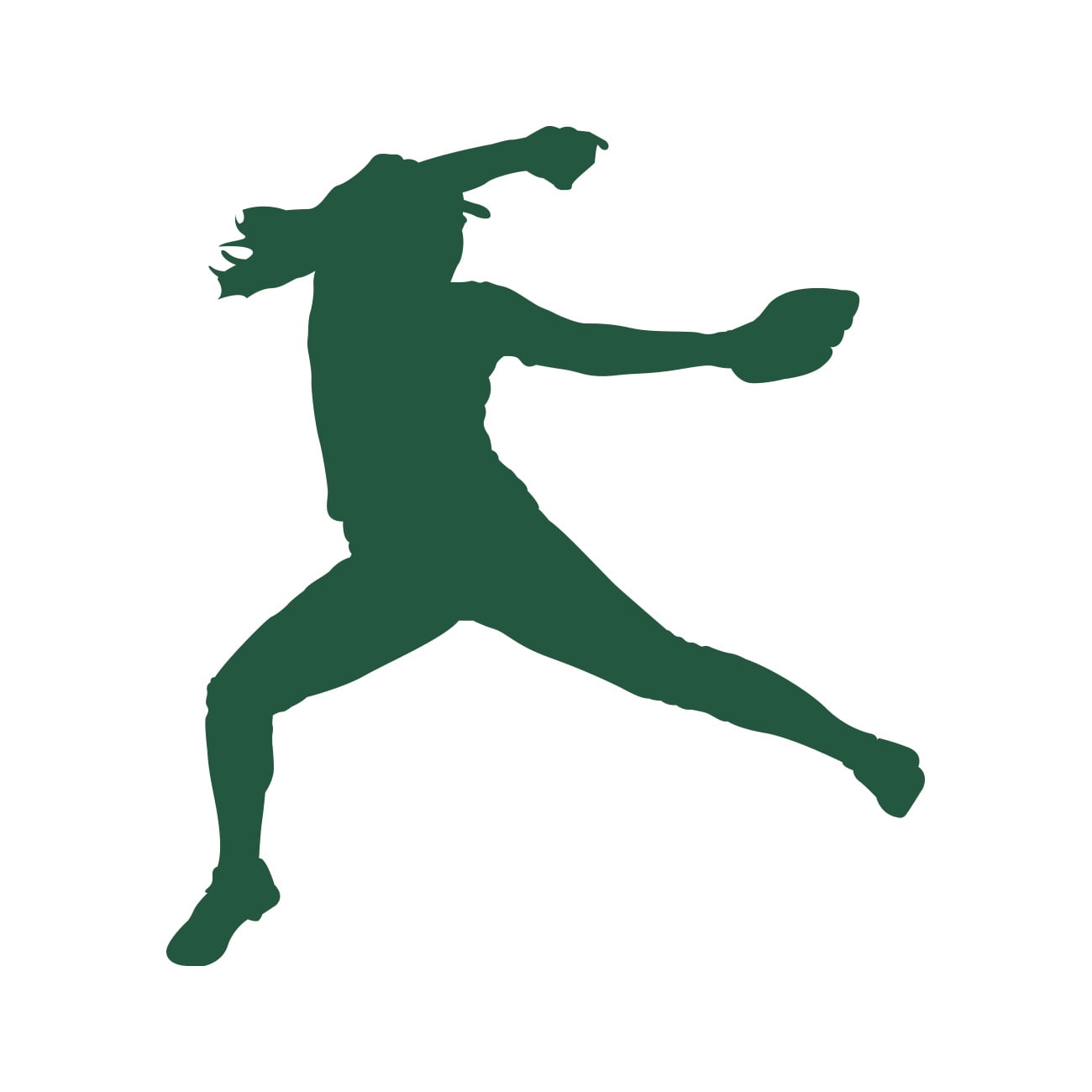 Softball Pitcher Sticker Decal Die Cut - Self Adhesive Vinyl ...