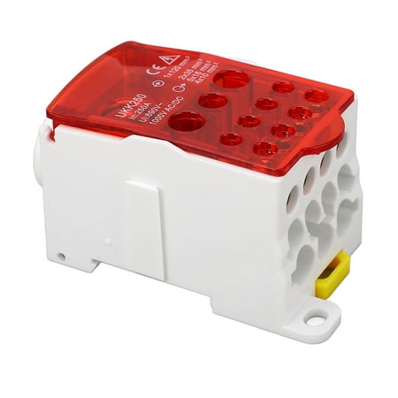 DIN Rail Terminal Block Single Pole Power Distribution Box 690V 250A ...