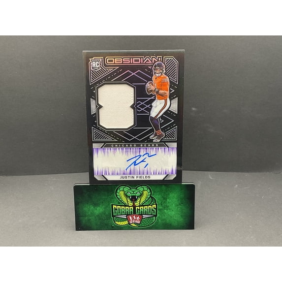 2021 Panini Obsidian Justin Fields #203 Purple /40 Patch RC - Walmart.com