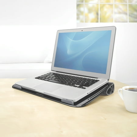 Fellowes, FEL9473101, I-Spire Series Laptop Lapdesk, 1 Each, Black,Gray ...