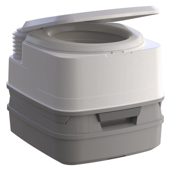 Thetford Porta Potti 345, Portable Toilet, 4 Gallon Fresh Water ...