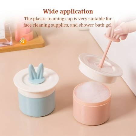 Foam Maker Cup Manual Bath Cleaning Travel Bubbler Foamer Bubbles ...