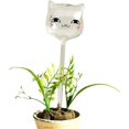 3PCS Cute Cat Transparent Mini Plant Watering Globes Self Watering ...