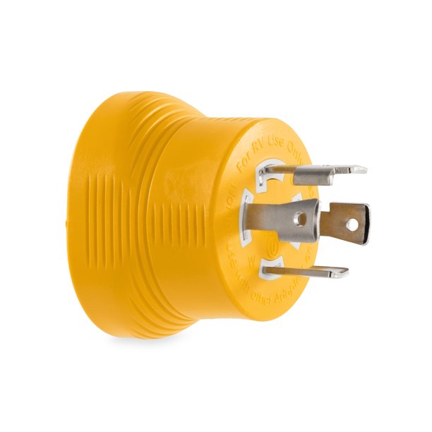 Camco PowerGrip Camper/RV Generator Adapter | Rated for 125 Volts ...