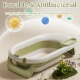 JOJOLAM Collapsible Baby Bathtub, Large Infant Bath Tub with ...