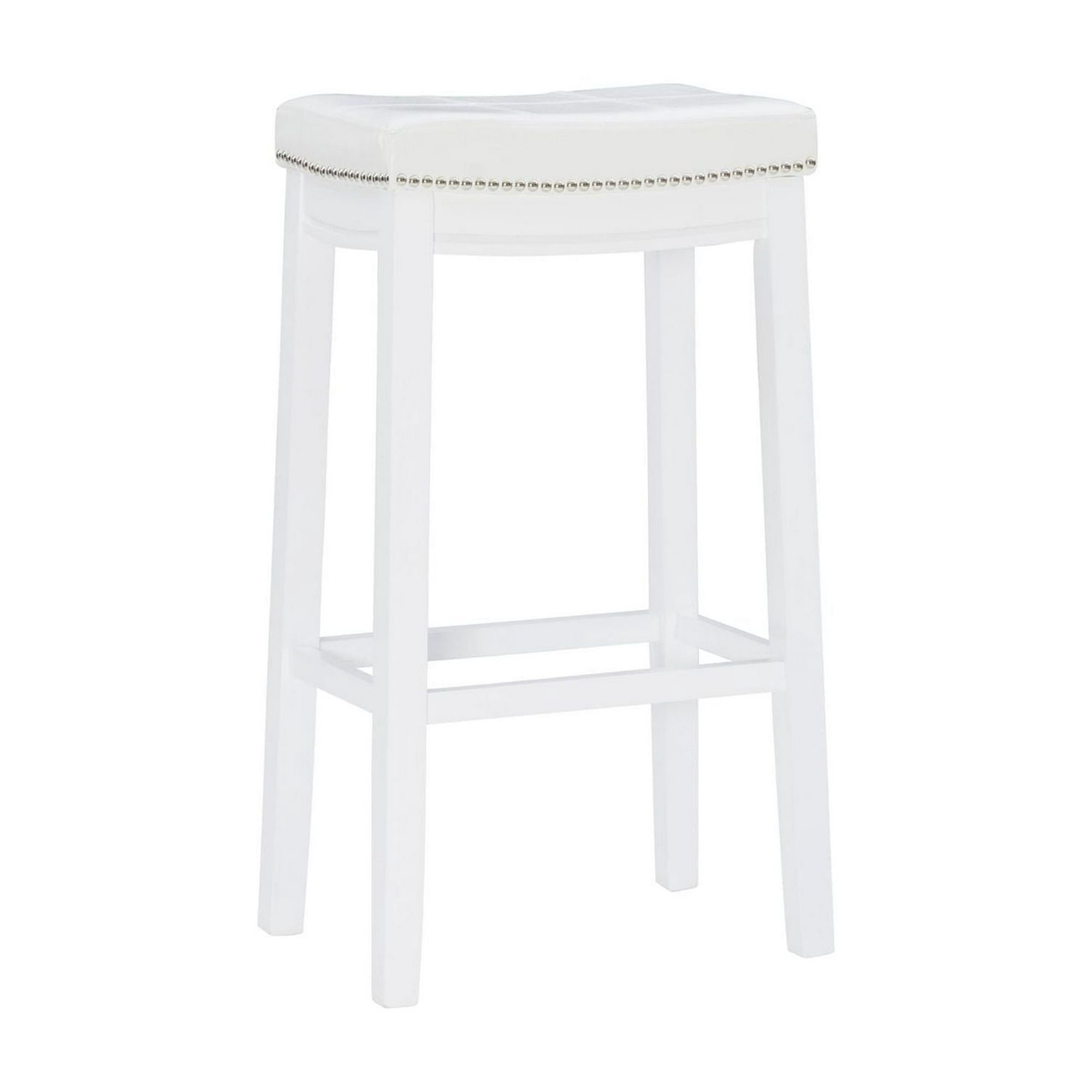 Click here for Linon Warren White Barstool prices